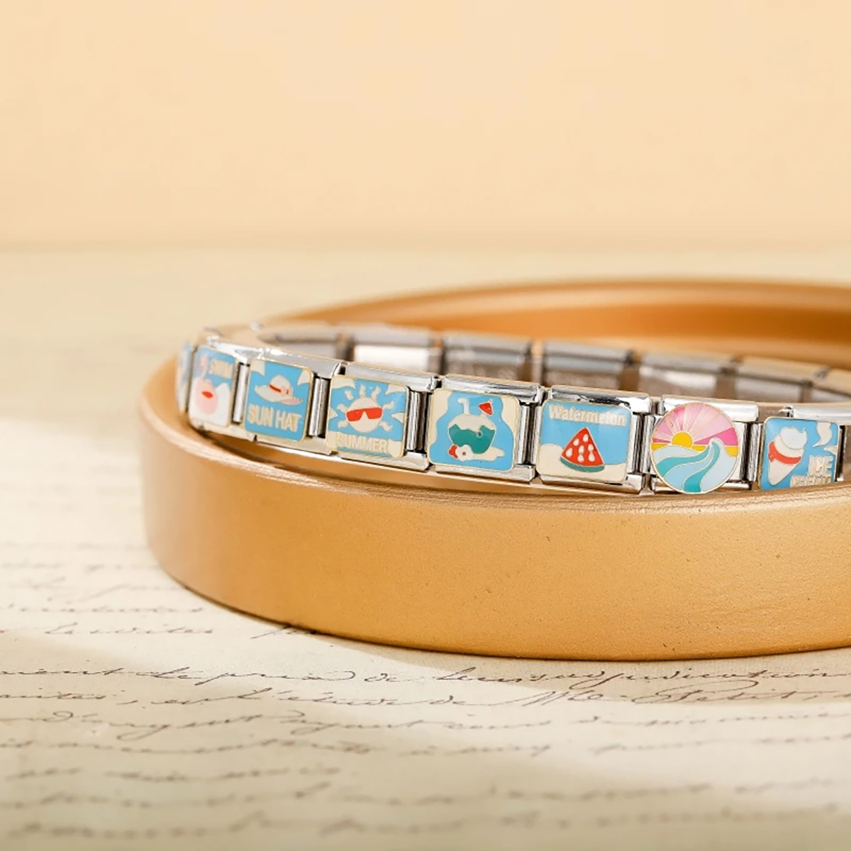 Cool Summer Charm - Italian Charm Bracelet